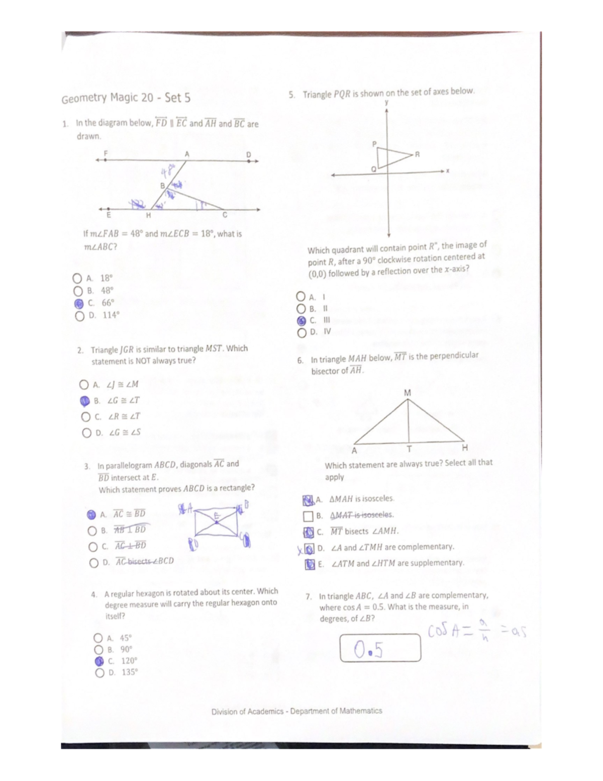 Magic Set 5 - Very easy - Studocu