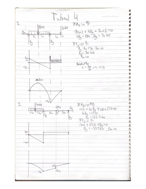Tutorial 3 - Tuteral 3 Q4. n=0 f K=20mld A= 200cm2 =0 cm/s 1 Q=KIA 1 ...