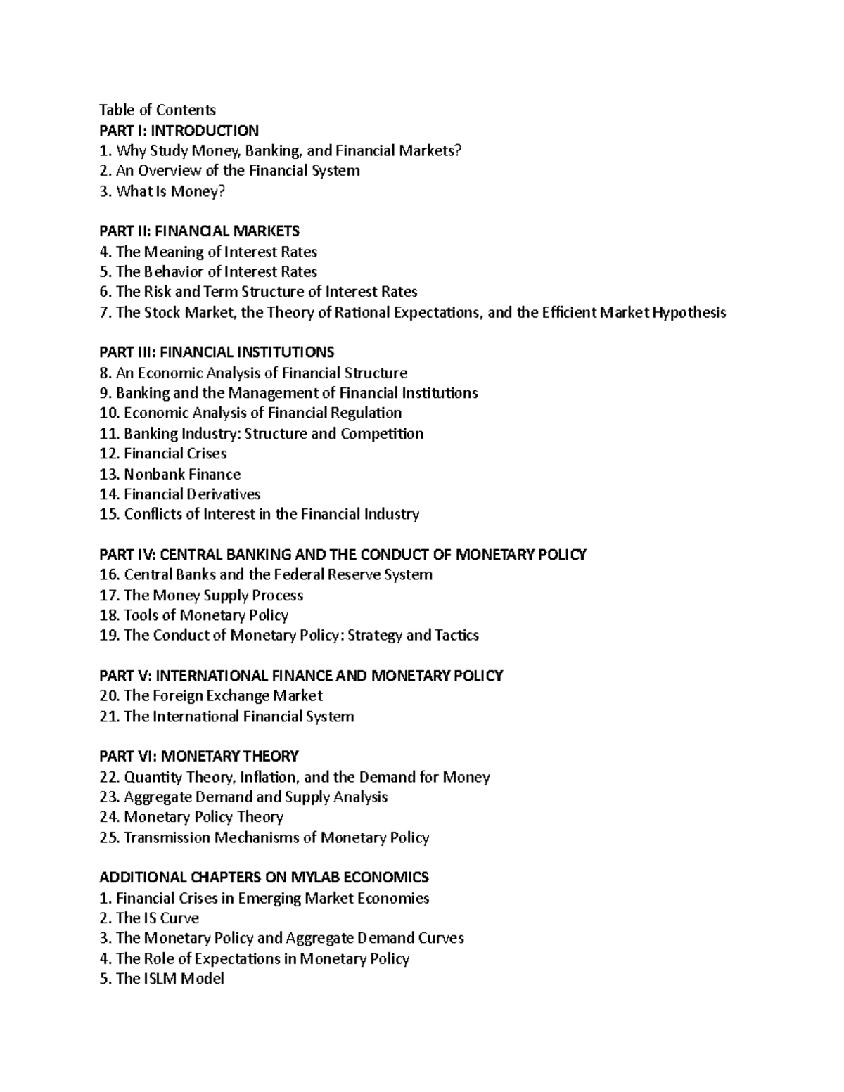Table of Contents 1 - N/A - Table of Contents PART I: INTRODUCTION Why ...