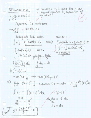 Math 391 - Miscellaneous First Order - 132 Chapter 2. First Order ...