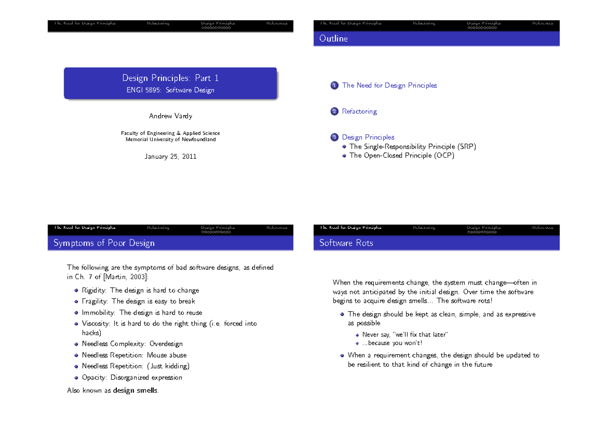 Lecture notes, lectures Design Principles - ♦r s ♥Pr ♥ ♣ s t♦r ♥ s ♥Pr ...