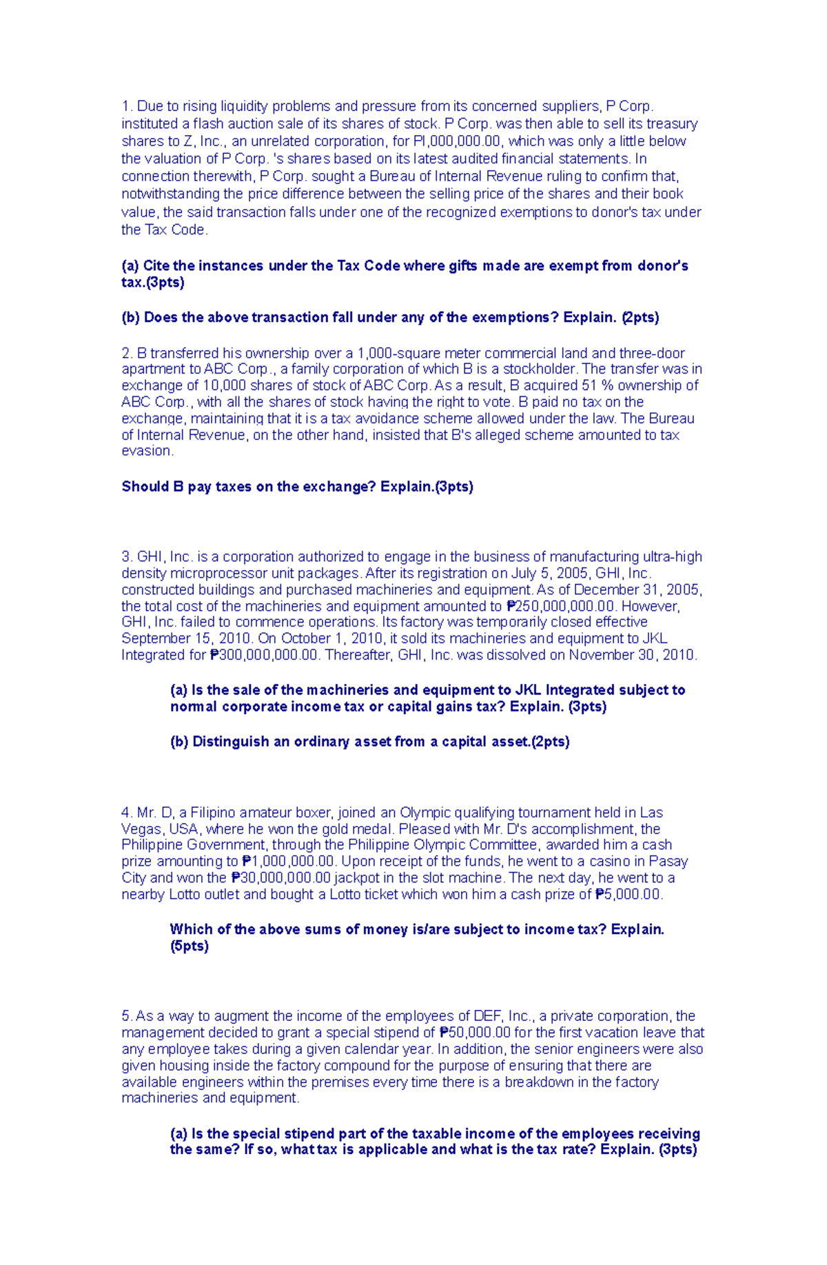 Assignment 05 - tyyuui - Due to rising liquidity problems and pressure ...