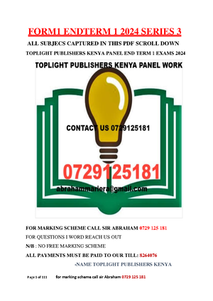 PHE Notes BY Yegon - DIPLOMA IN PRIMARY TEACHER EDUCATION (DPTE ...