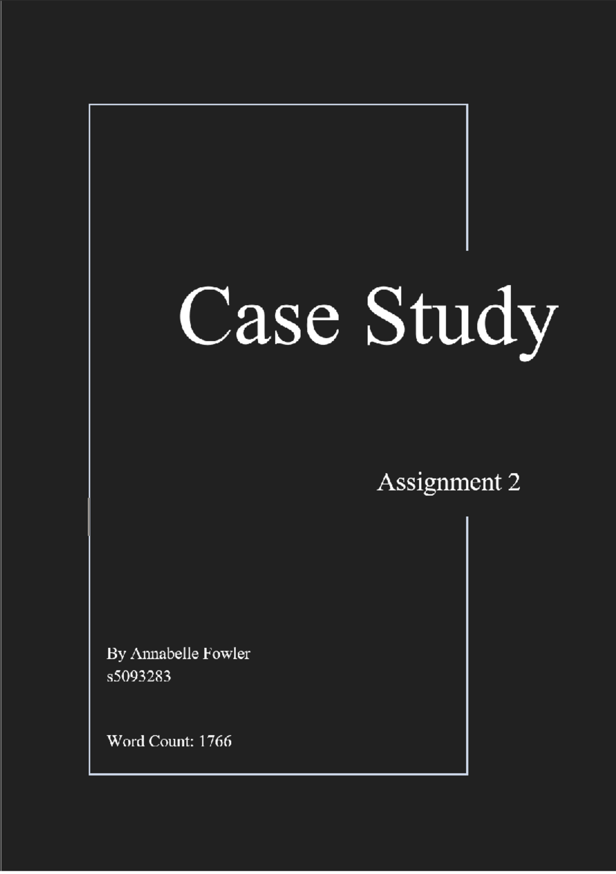 3009EHR Case Study - TABLE OF CONTENTS Introduction Pg. Response to Question 1 Pg. Response to ...