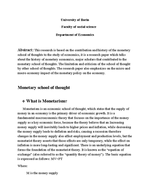 Understanding economic policymaking Q&A - Course: Understanding ...
