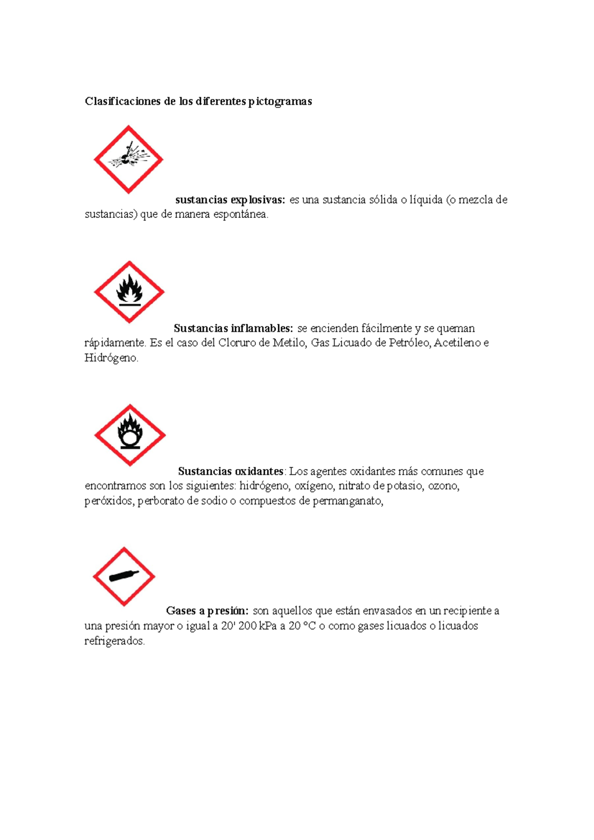Pictograma toxicologia - Clasificaciones de los diferentes pictogramas ...