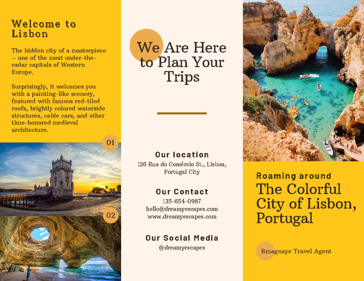 Brochure exampleee - 01 02 Roaming around Rmagnaye Travel Agent The ...