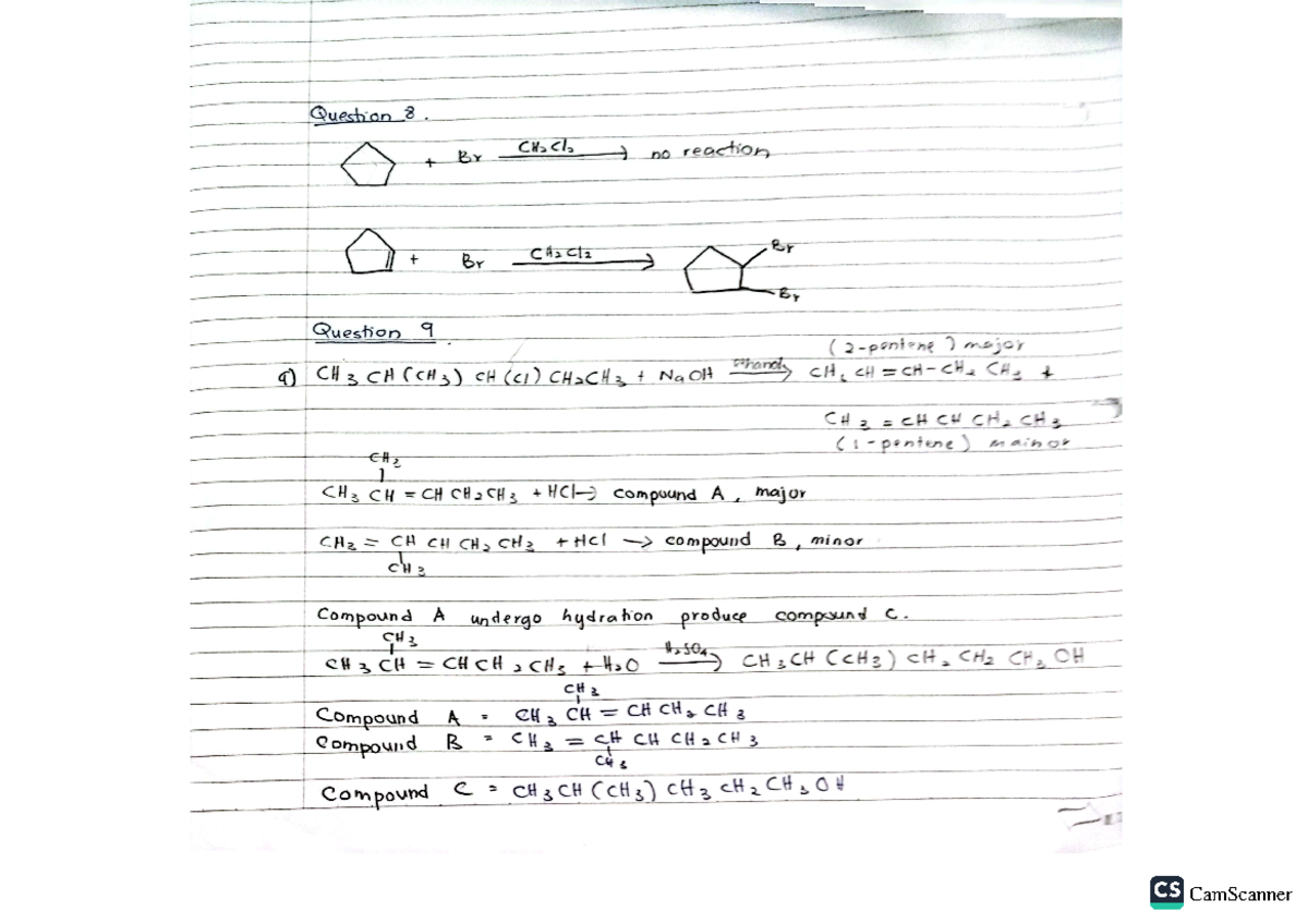 Tutorian chm 3 part2 - question 9, 10 and 11 - Applied Science - CamScanner CamScanner - Studocu