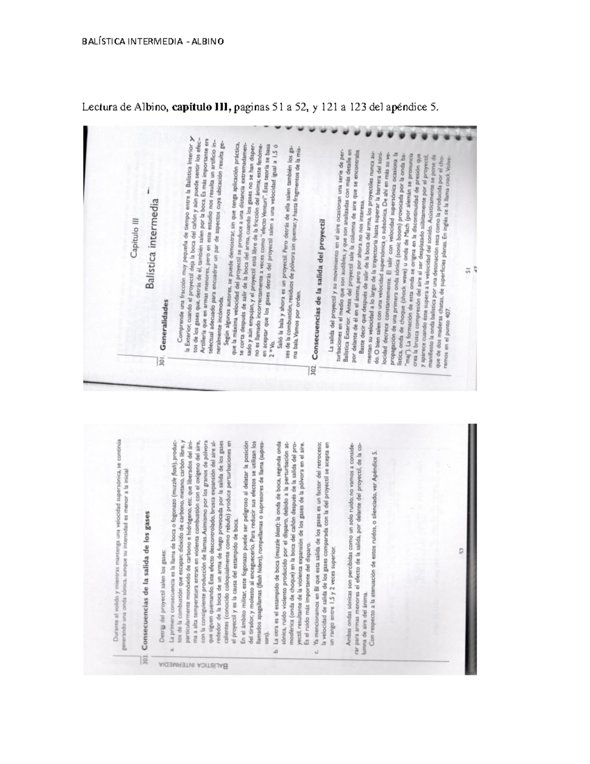 6 Balistica Intermedia - Albino-convertido - matematic - Lectura de ...