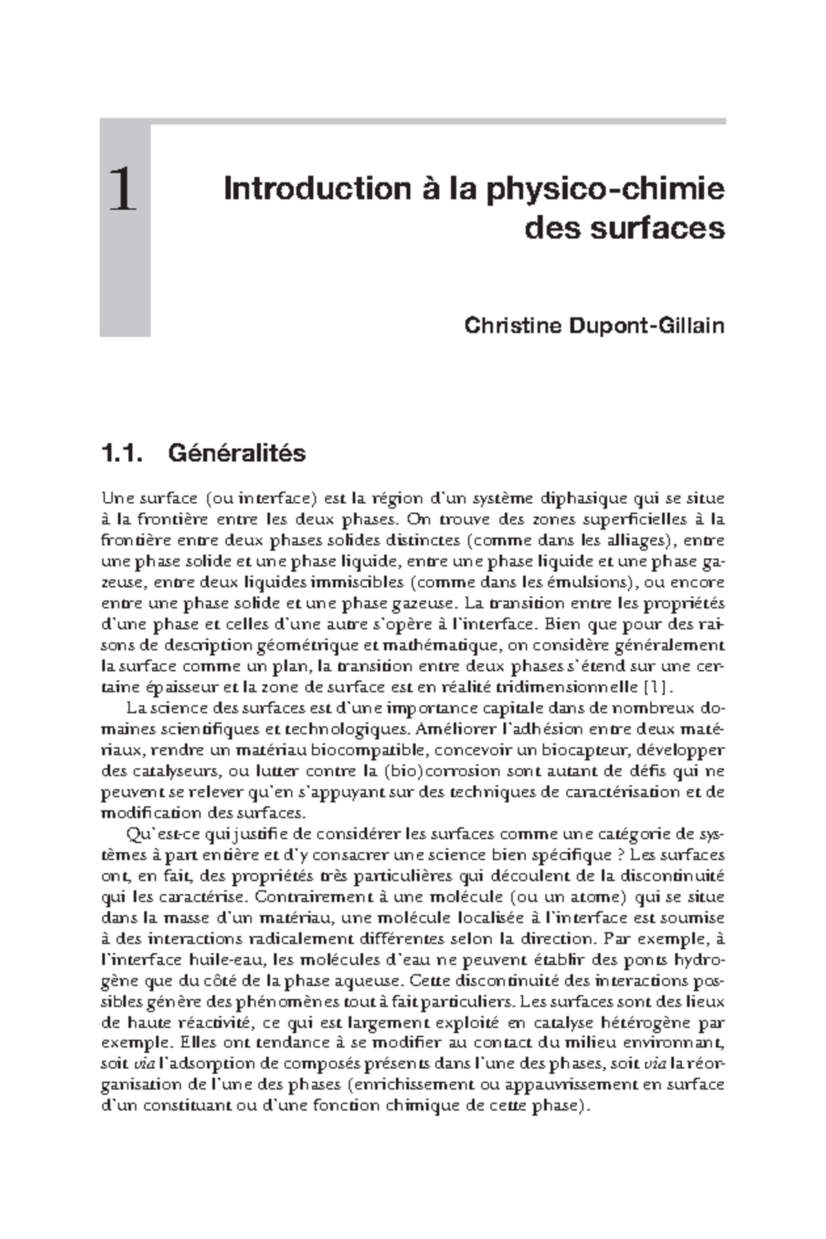 View - cours de chimie verte - 1 2 Introduction à la physico-chimie des ...