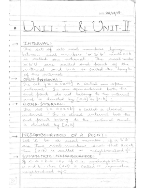 Vector space notes - Mathematics - Studocu