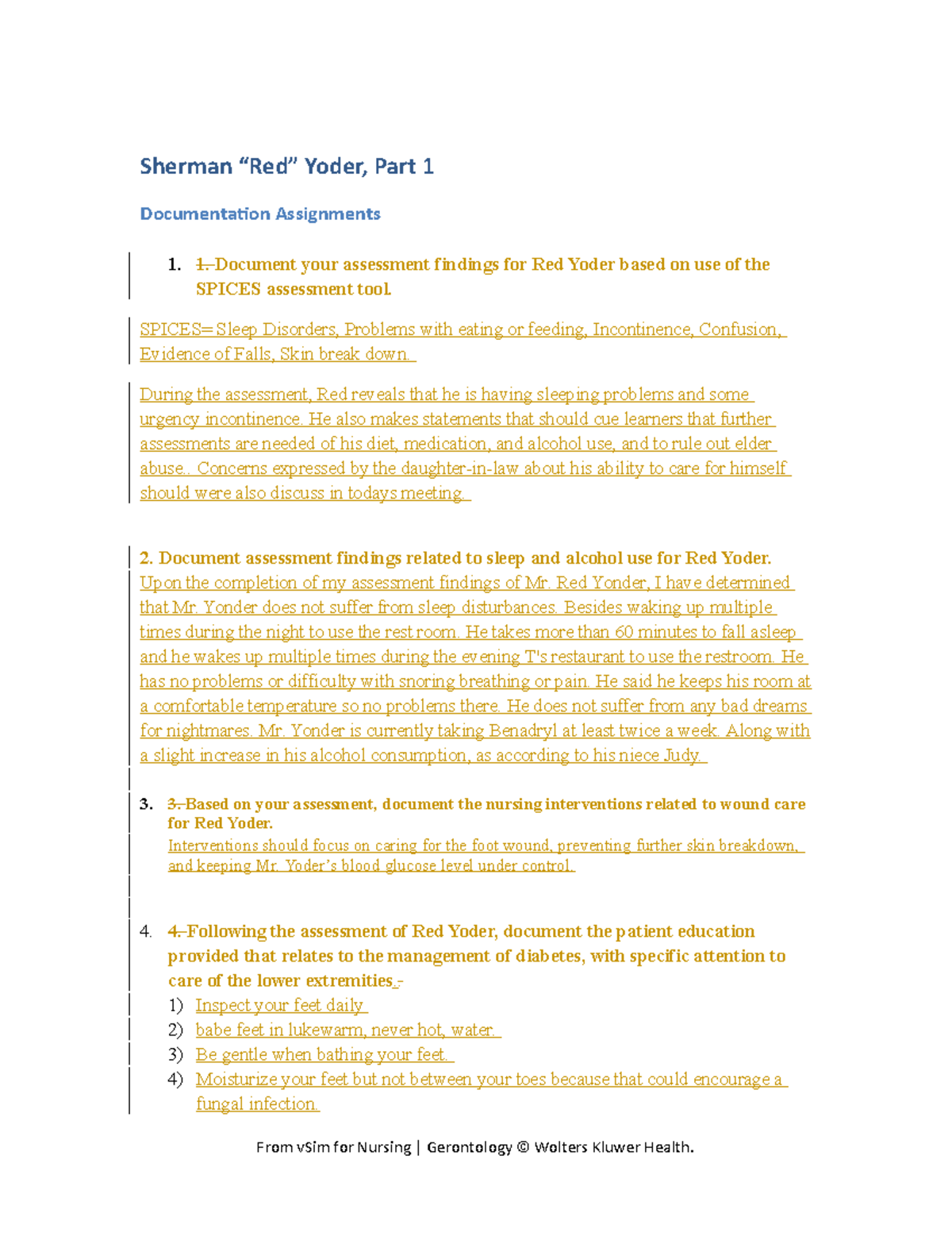 Gerontology Case Red Yoder Part1 jasgou 1752 - Sherman “Red” Yoder ...