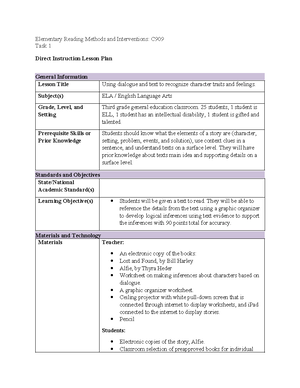 D092 Task 02 COPY - Passed first attempt - Educational Technology for ...