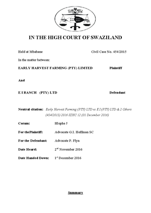 Swaziland code of ethics for lawyers - Swaziland: Integrity and ...