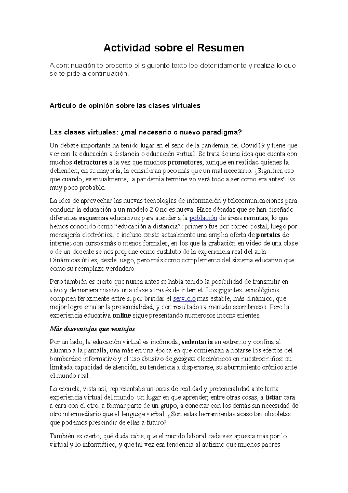 Actividad 3 sobre el Resumen Letras 012 semestre 2023-1 - copia ...