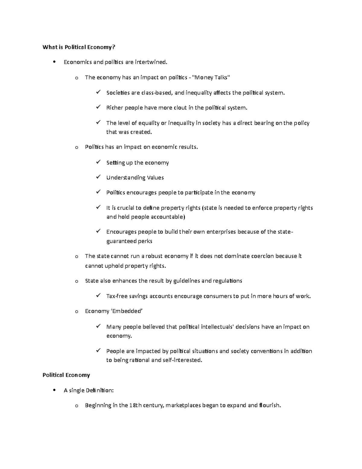 What is Political Economy - political science - What is Political ...