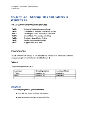 Student Lab - Enable Hyper-V in Santa Fe Net Lab - THIS LAB CONTAINS THE FOLLOWING EXERCISES AND ...