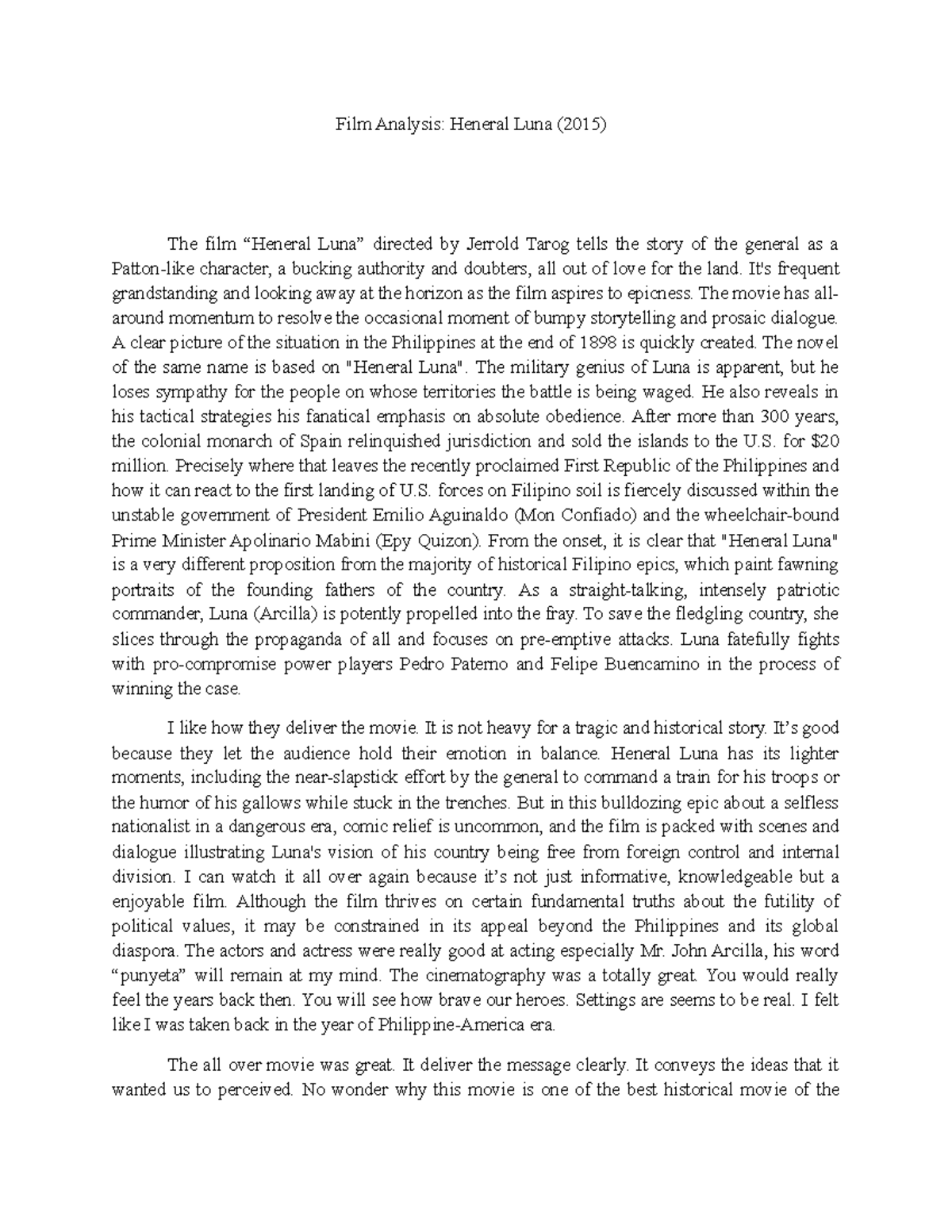 Heneral Luna 2015 Hope This Paper Can Help You In Answering Your heneral-luna-2015-hope-this-paper-can-help-you-in-answering-your