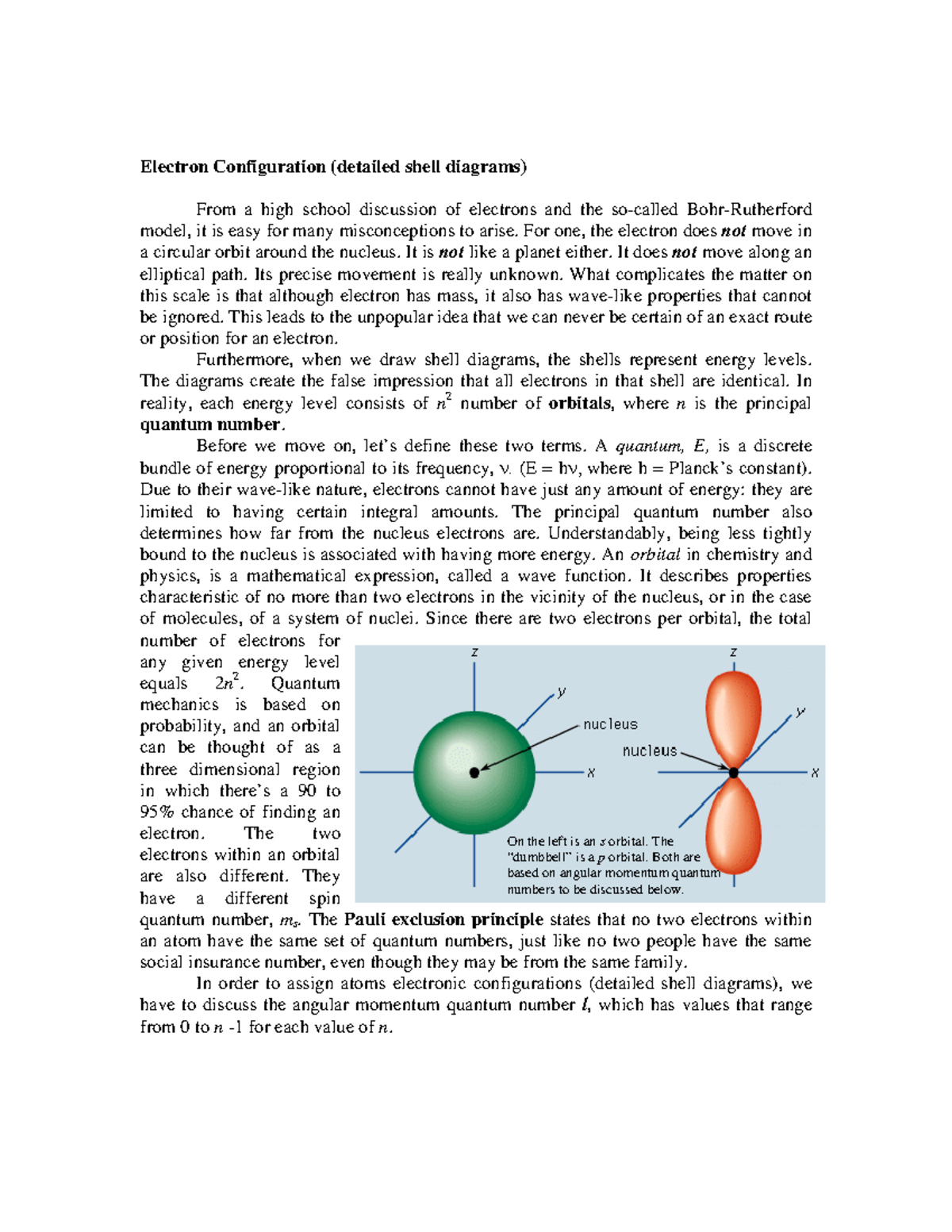 Electron configuration sample chart - Electron Configuration (detailed ...