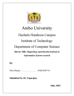 Entrepreneurship Final Exam – Addis Ababa University – Campus Handout ...