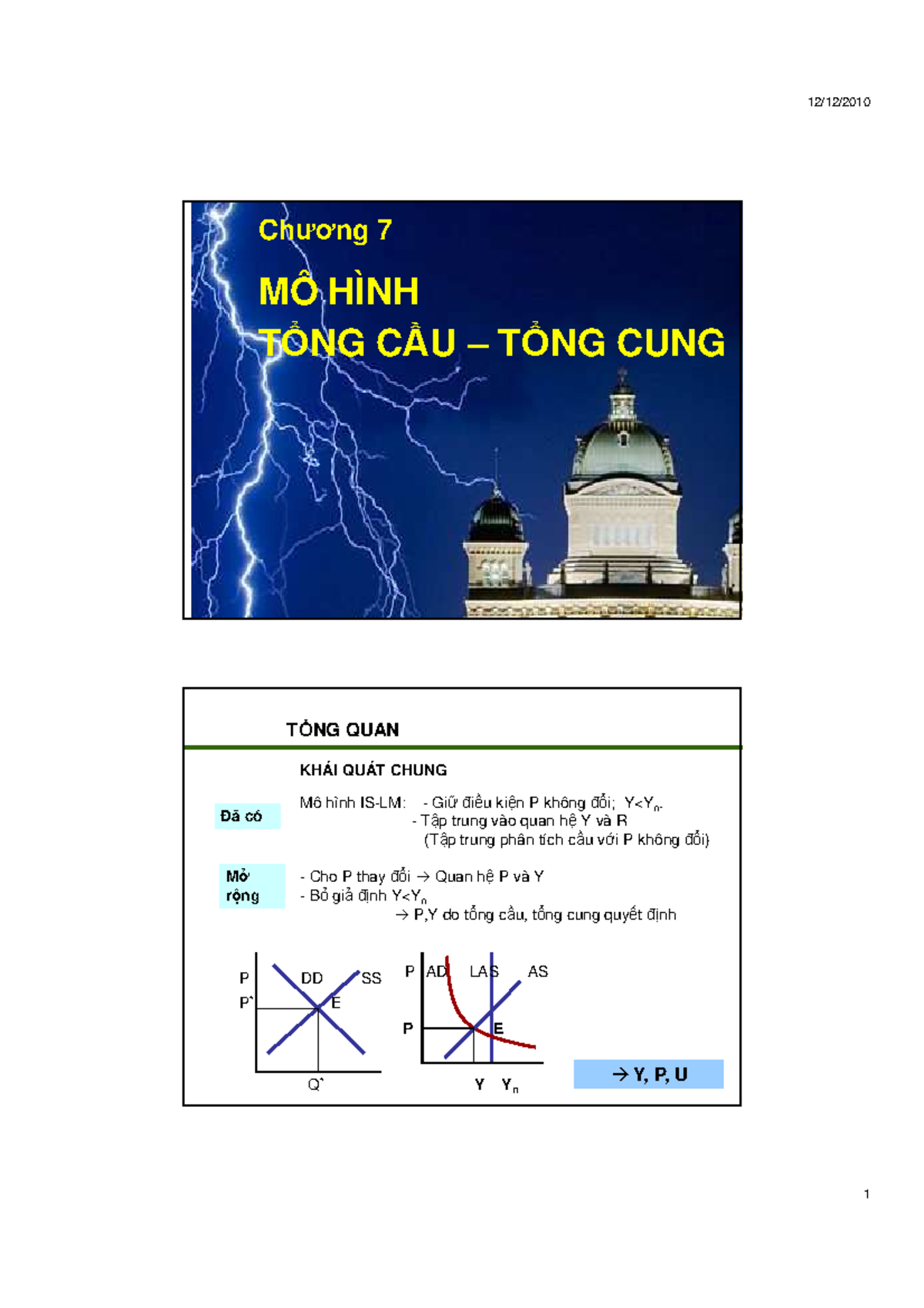 C7. Tong cau-tong cung [Compatibility Mode] - Chương 7 MÔ HÌNH T NG C U – T NG CUNG KHÁI QUÁT ...