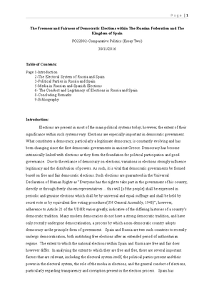 Glossary of political science terms - PO22002 COMPARATIVE POLITICS ...