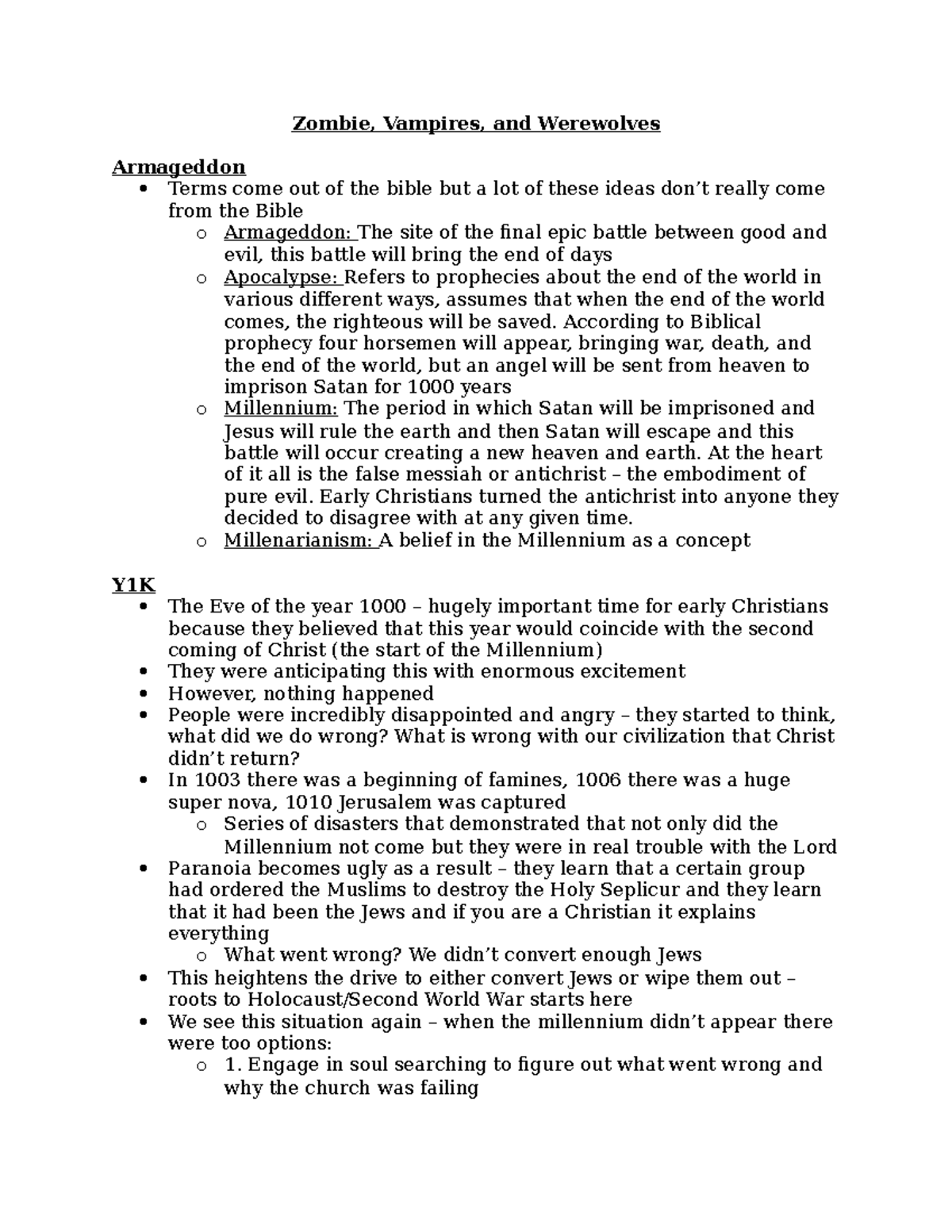 Zombies, Vampires, and Werewolves - Zombie, Vampires, and Werewolves ...