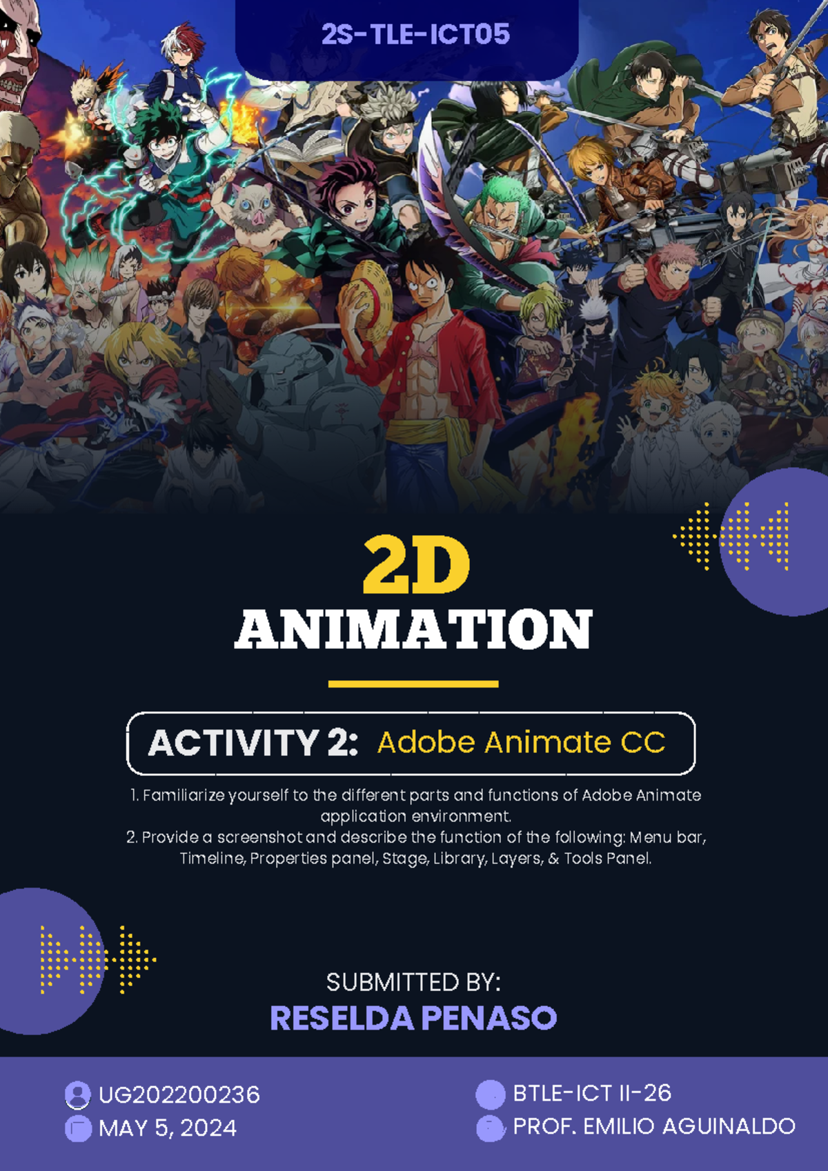 Penaso- Asynch ACT2 - 2D Animation - Intro to Adobe Animate - ACTIVITY 2: SUBMITTED BY: RESELDA ...