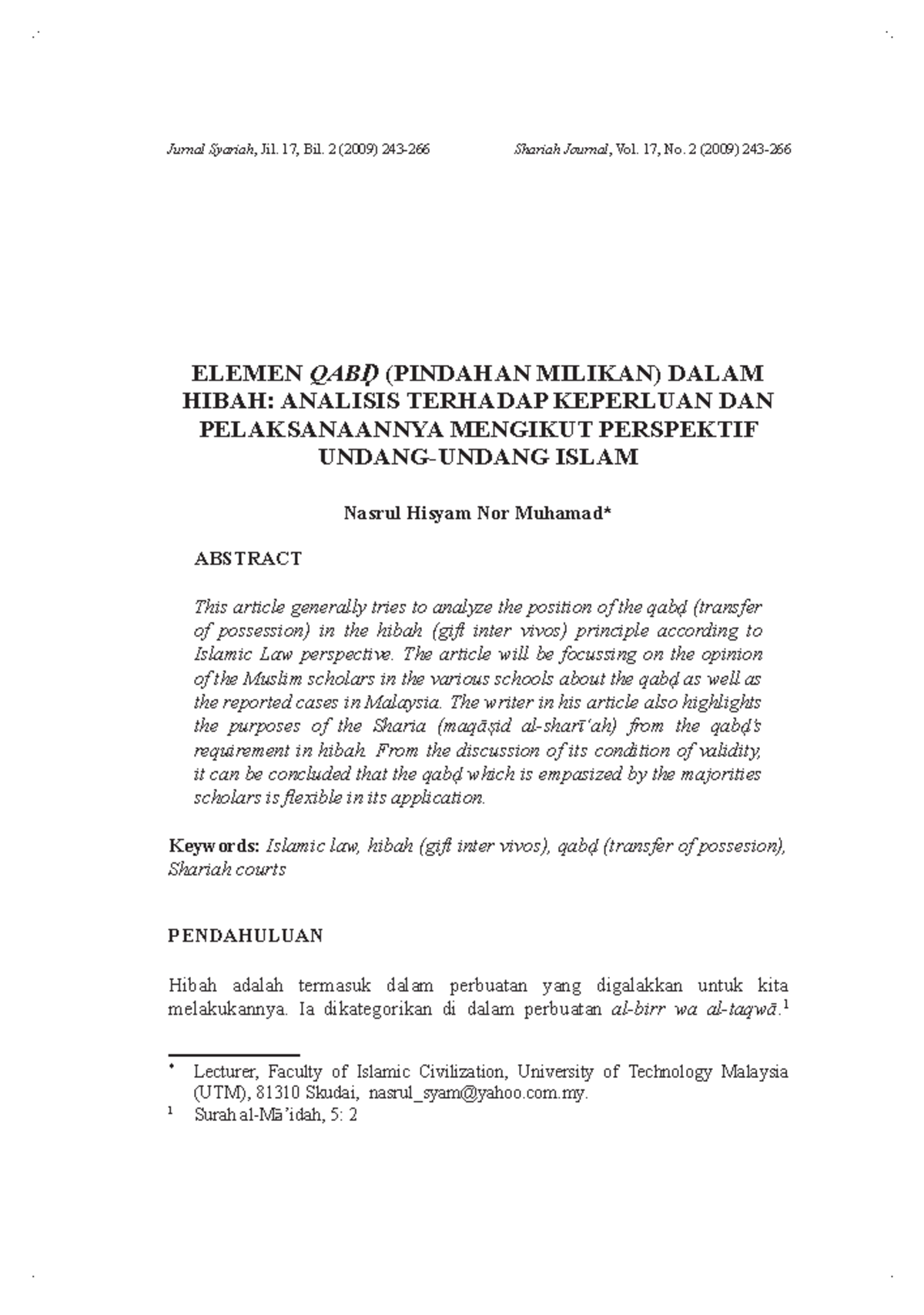 Eleme qabd - hcvdhfguhrwfguheiudgbqwiugdviuwgbduwdnw - Jurnal Syariah ...