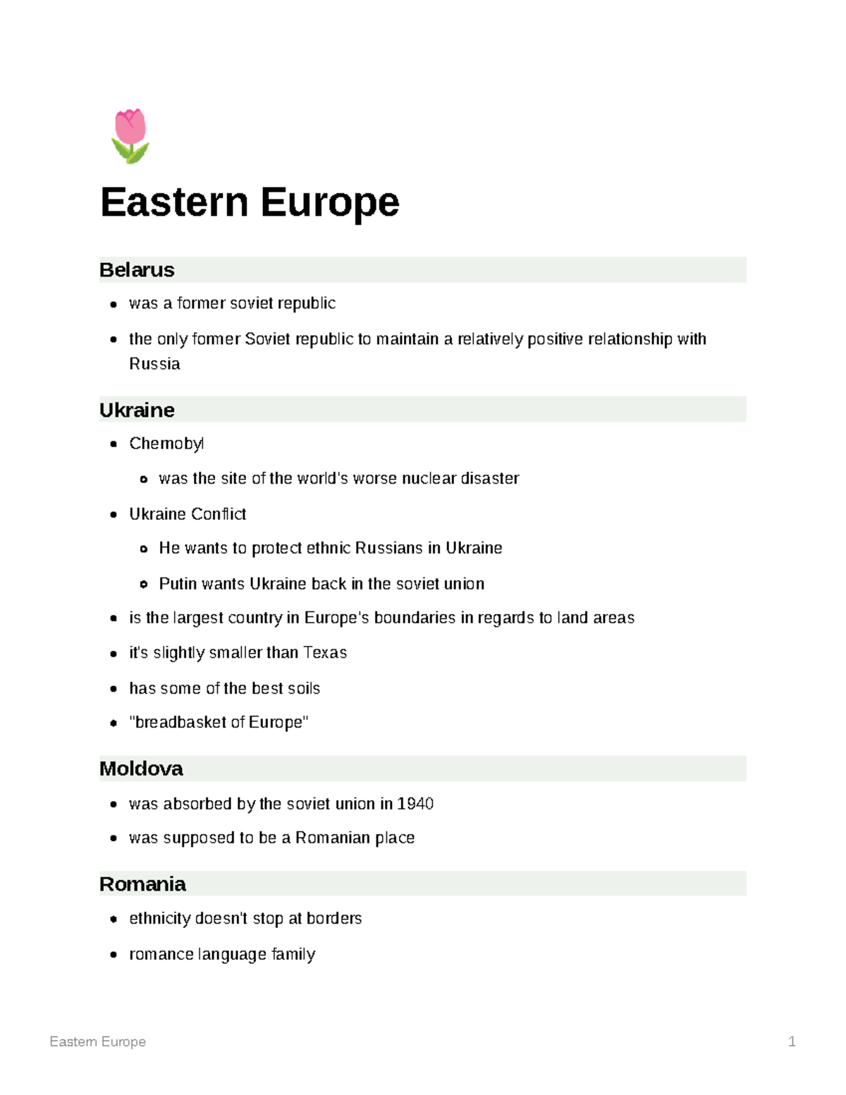Eastern Europe - For Brian Cooper - 🌷 Eastern Europe Belarus was a ...