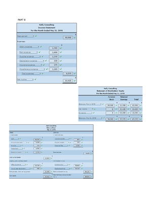 2-2 Comprehensive problem: part 1-3 - ACC201 - Studocu
