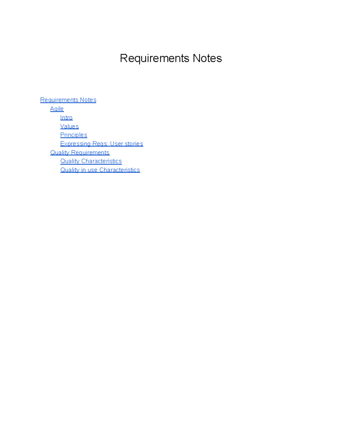 Requirements - Welcome changing requirements, even in late development ...