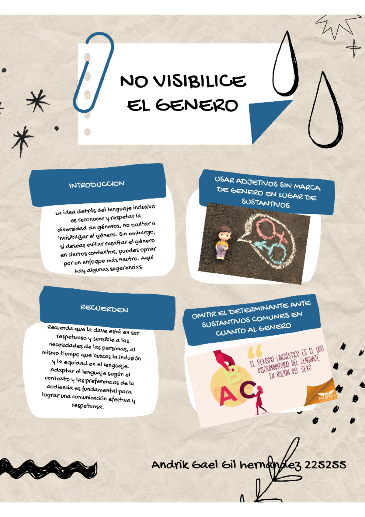 Poster Género competencias - COMPETENCIAS COMUNICATIVAS CON ENFOQUE DE ...