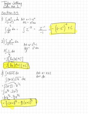 Calc 2 HW 2 - volume - y = x2- 4x b:cylindrical shells ↑) Vol. of ...