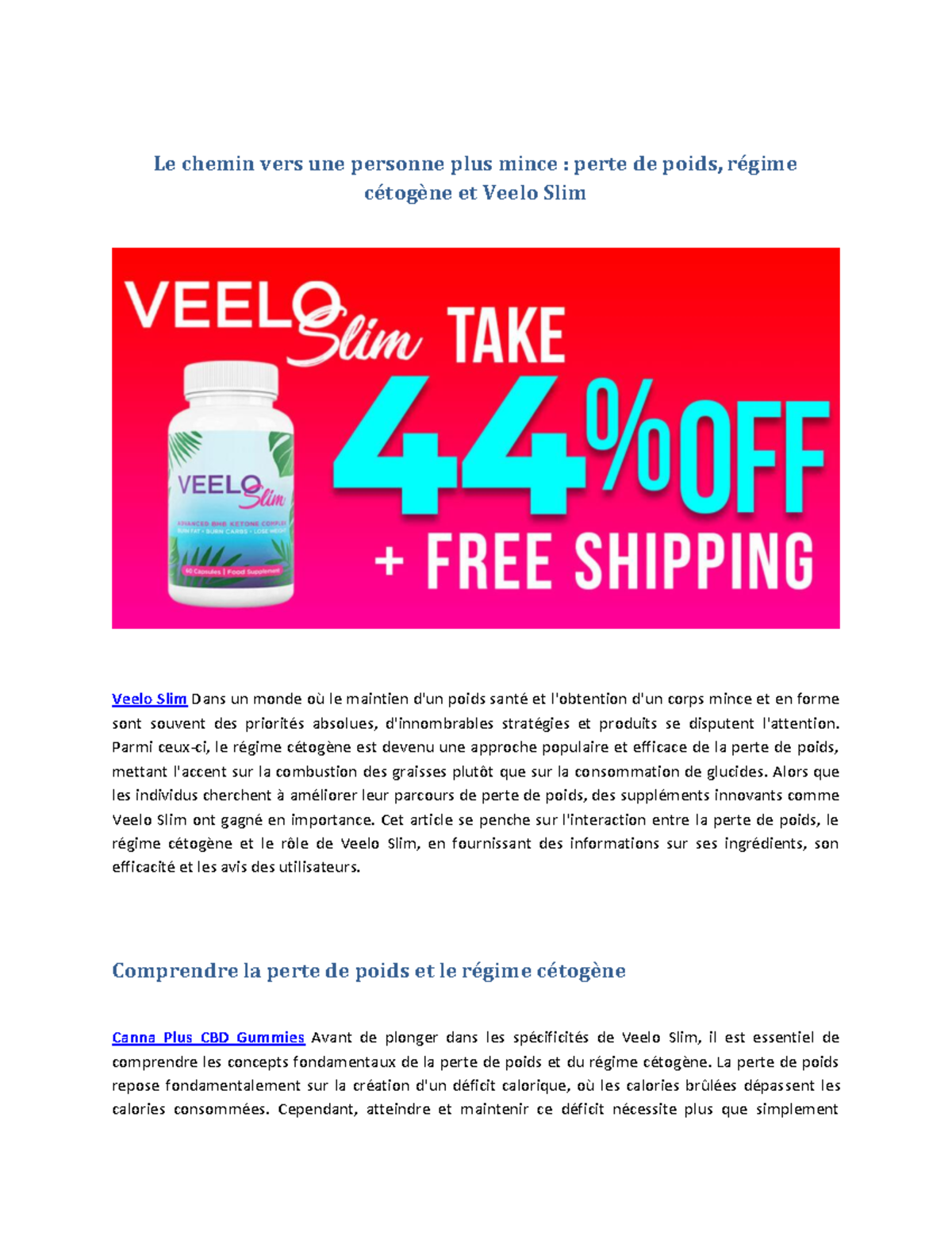 Veelo Slim-pages-1 - Le chemin vers une personne plus mince : perte de poids, régime cétogène et ...