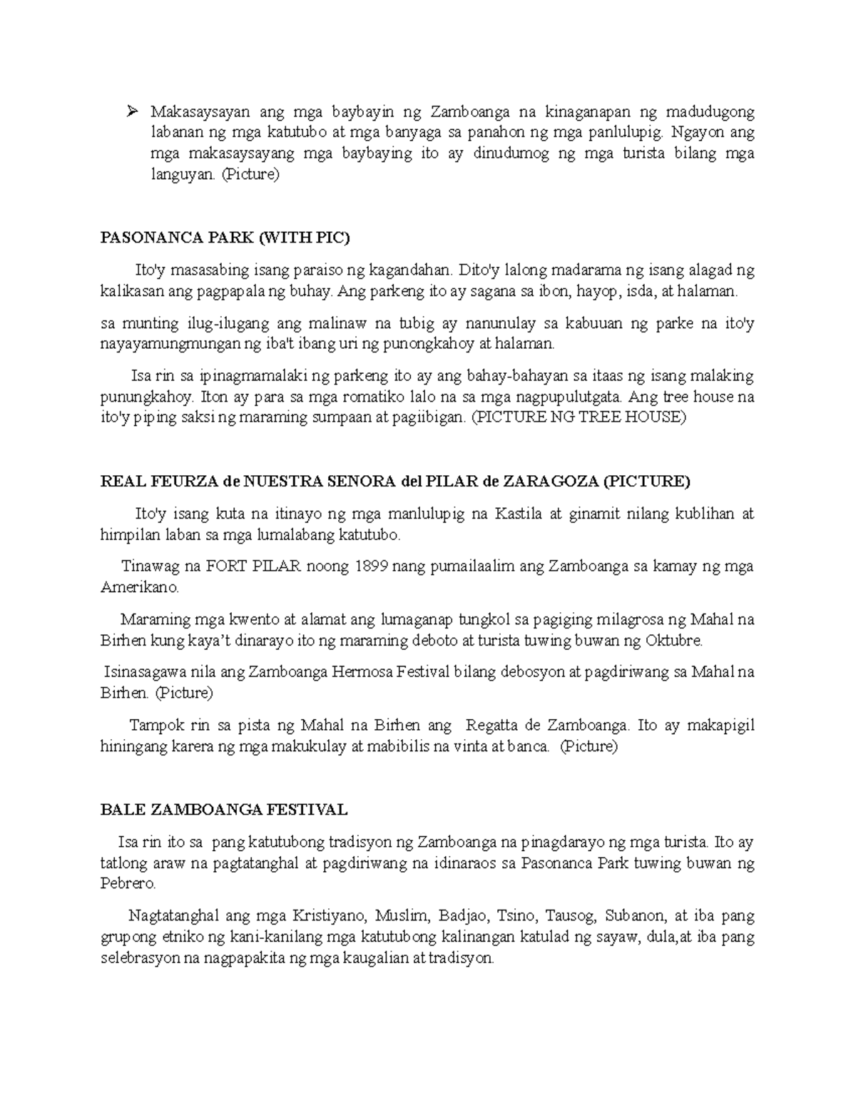 Mindanao-4 - Materials - Makasaysayan ang mga baybayin ng Zamboanga na ...