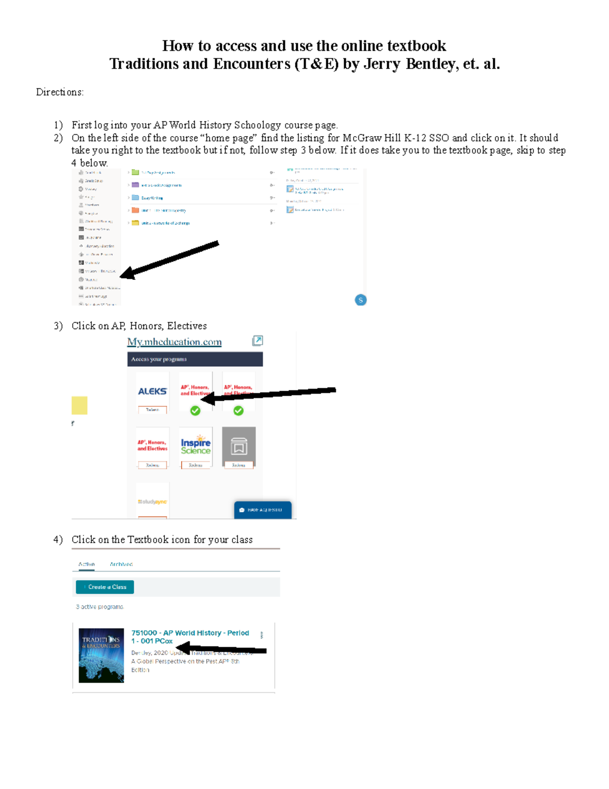 Bentley Online Textbook Instructions - How to access and use the online ...
