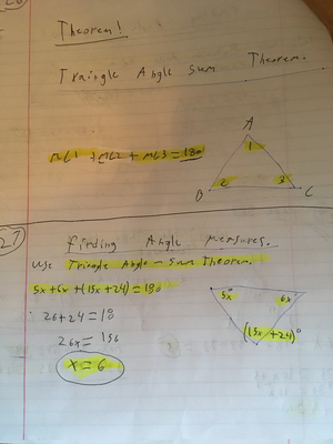 IMG 2432 - Some notes I made that summed up a good portion of geometry ...