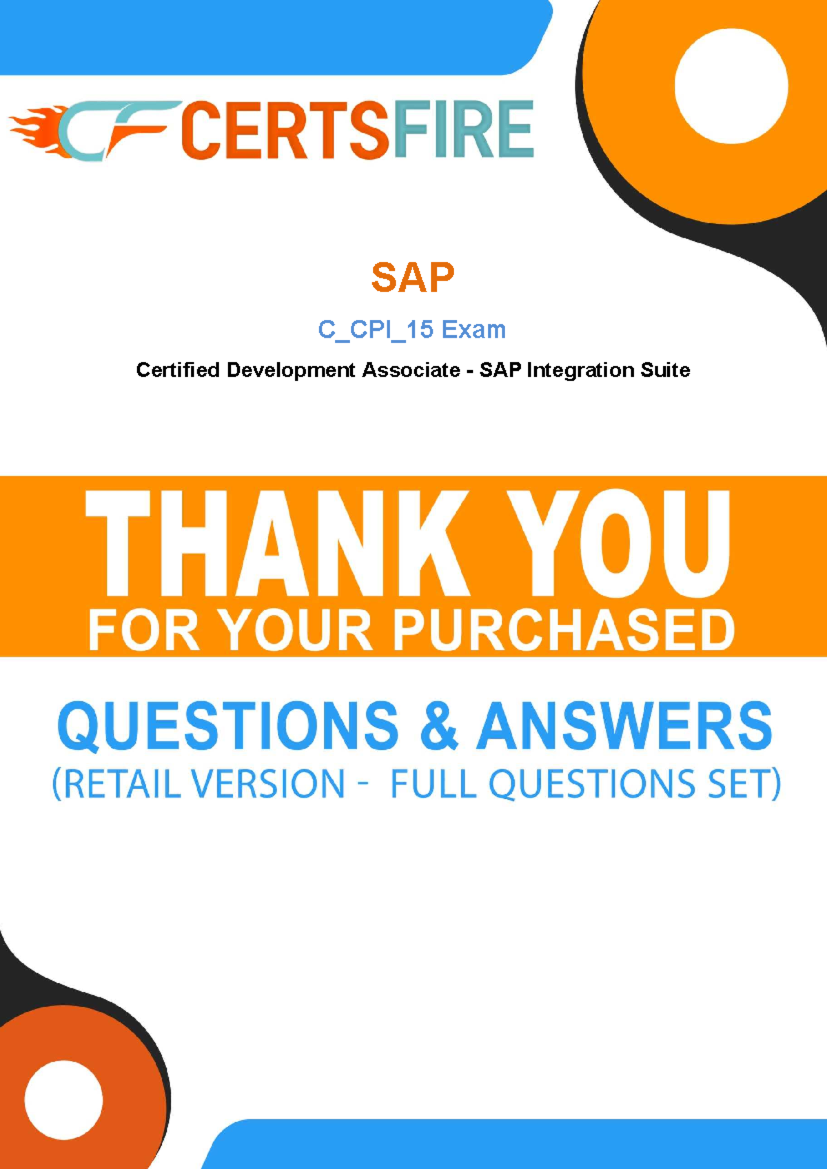 C CPI 15 (1) - Sap - Questions & Answers PDF P- 1 SAP C_CPI_15 Exam ...