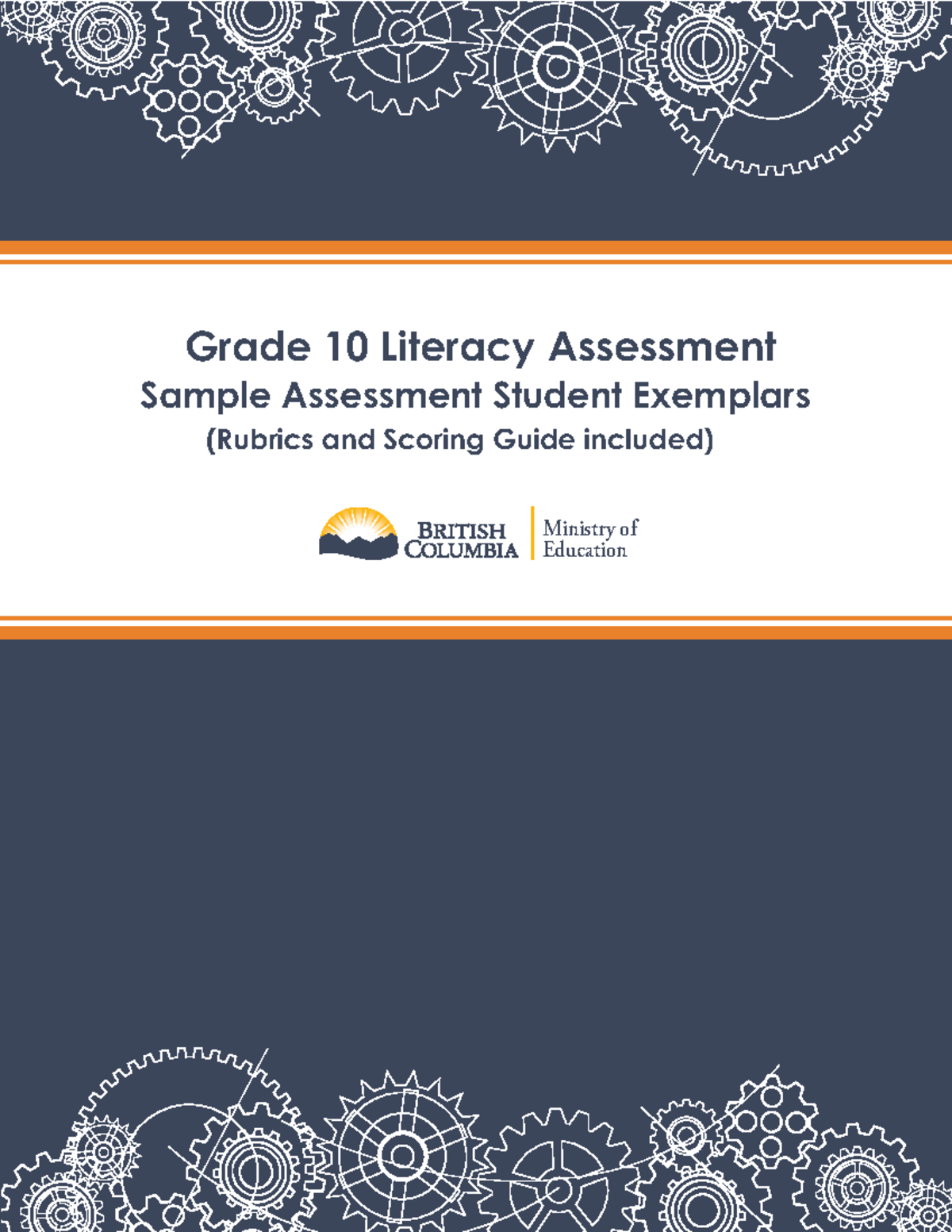 GLA 10 Scoring Guide and Student Exemplars - Grade 10 Literacy ...