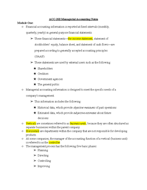 ACC 202 Investor Report - Final Course Project - A+ Pet Supplies 1 ...
