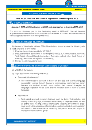 Principles of learning - Effective learning begins with the setting of ...