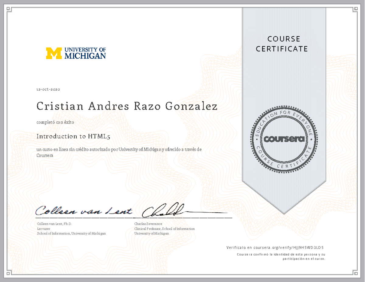 Coursera HJJ9HSWD3LDS - E D U C A T IO N FOR E V E R Y O N E C O U R S ...