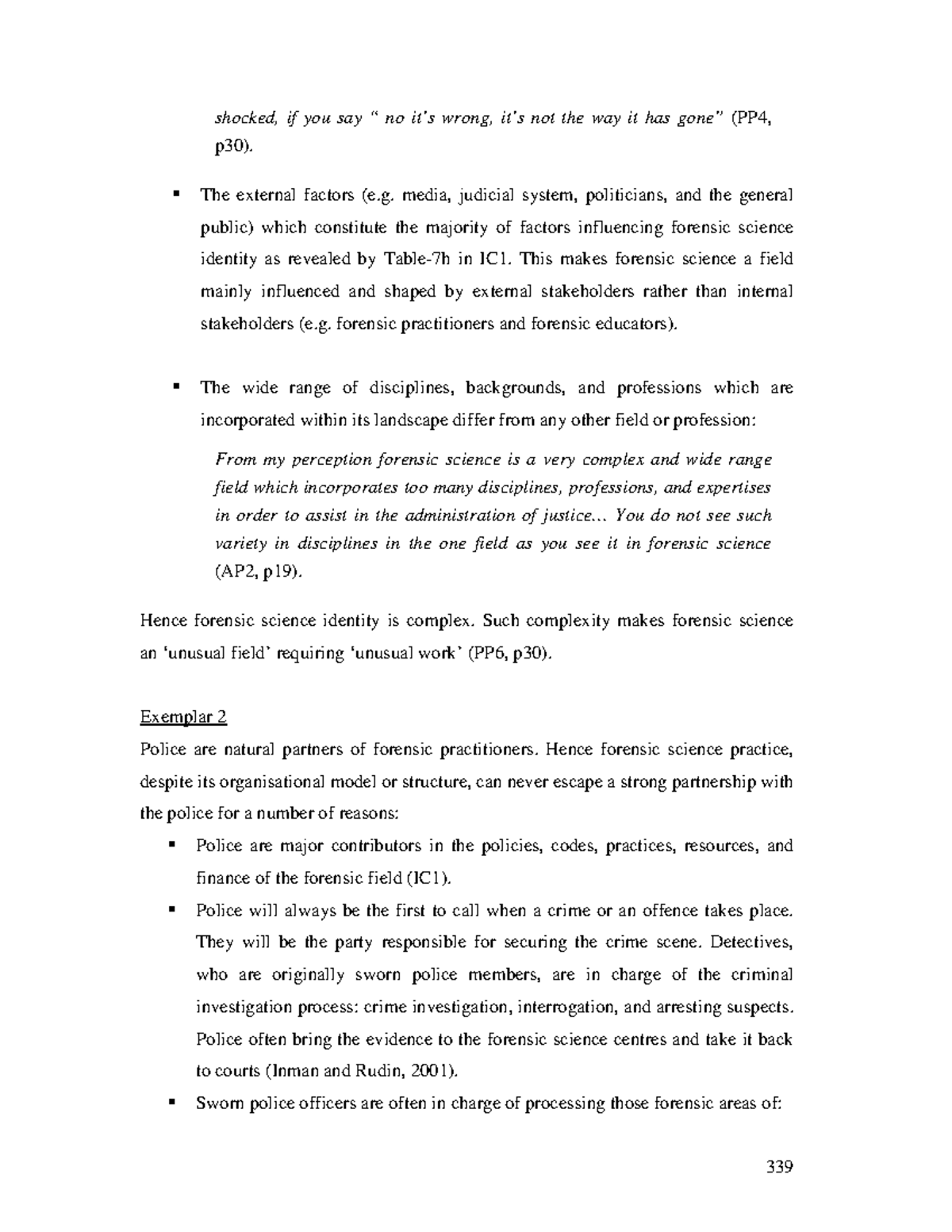 Forensic Science-86 - Notes - 339 shocked, if you say “ no it’s wrong ...