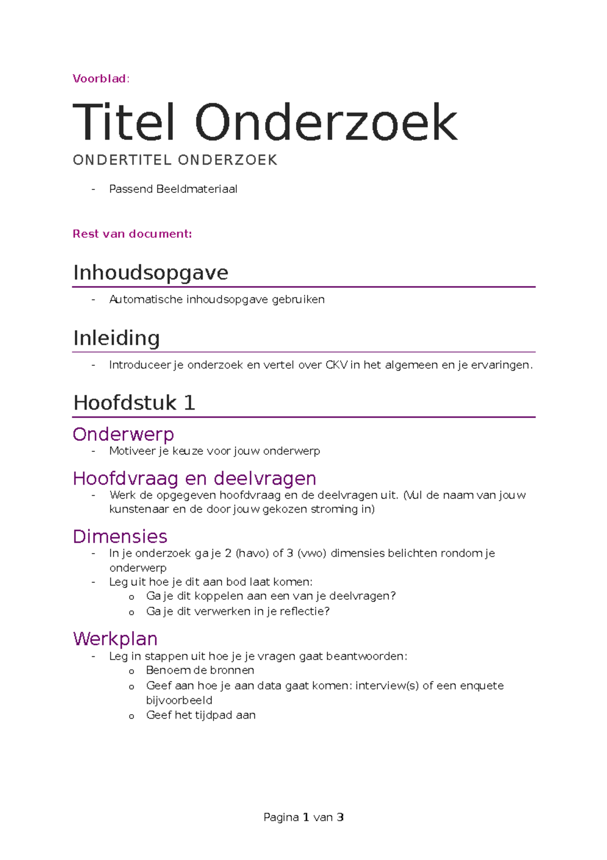 4havo ckv - ddwmwdk - Voorblad: Titel Onderzoek ONDERTITEL ONDERZOEK ...