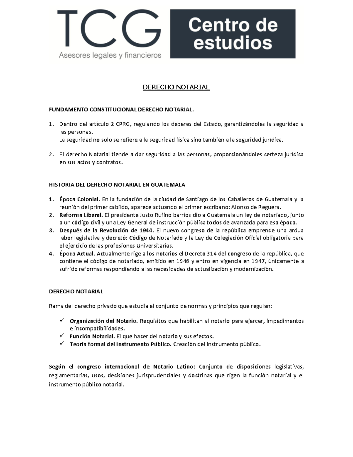 Notariado - DERECHO NOTARIAL FUNDAMENTO CONSTITUCIONAL DERECHO NOTARIAL ...