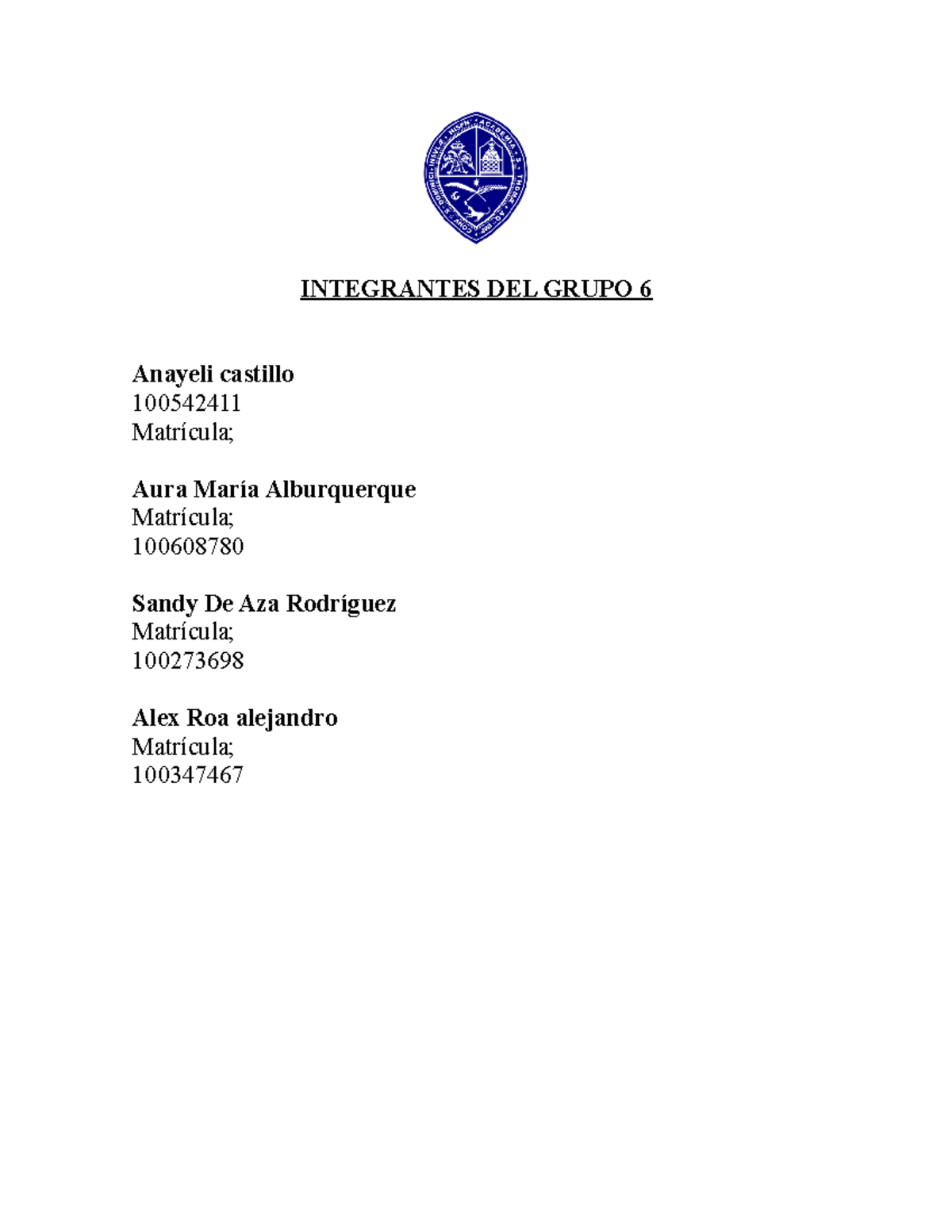 Competencia DE LA Administracion Publica - INTEGRANTES DEL GRUPO 6 ...