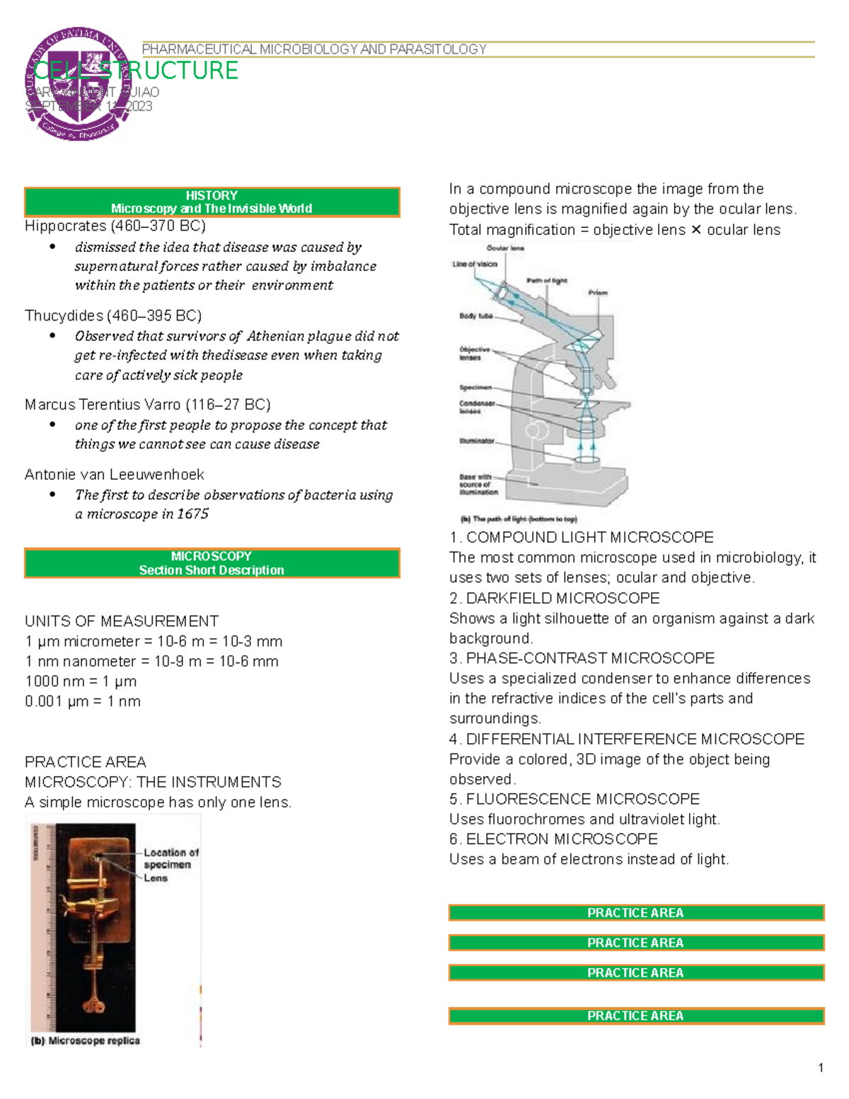 CELL Structure - hi hi hi - PHARMACEUTICAL MICROBIOLOGY AND ...