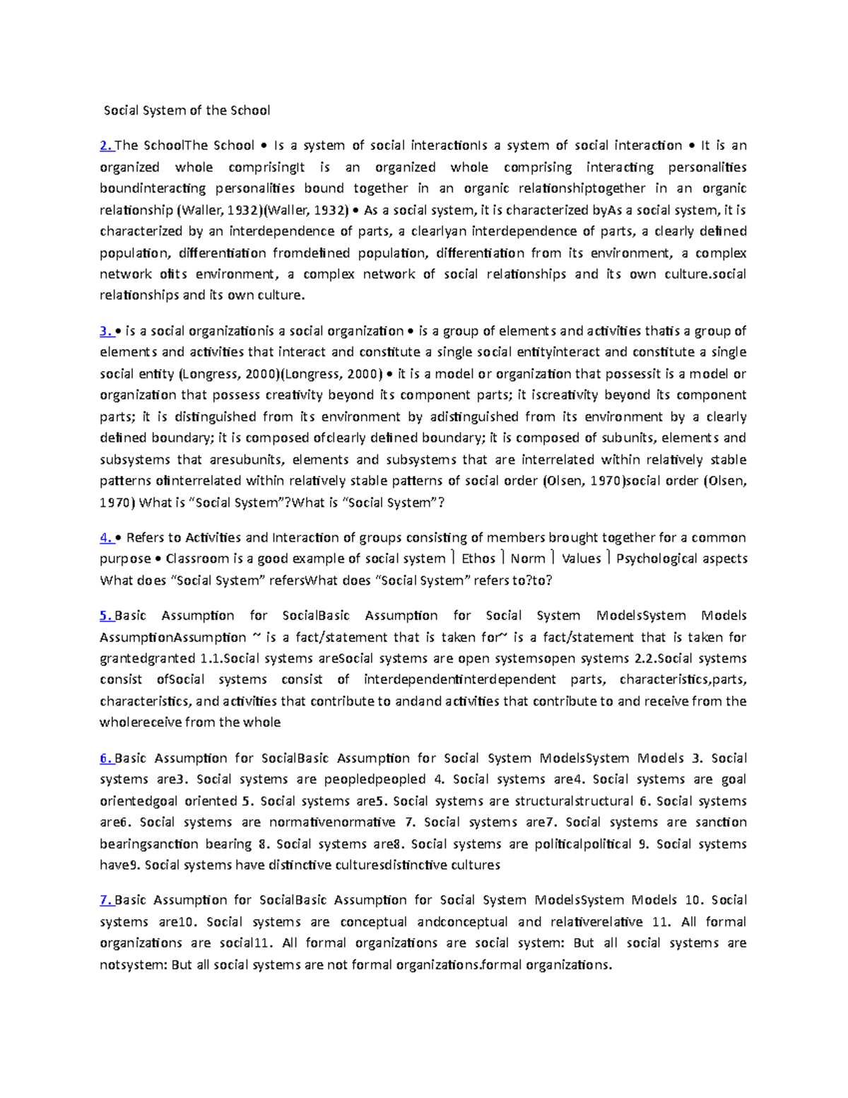 Social System of the School - Social System of the School The SchoolThe ...