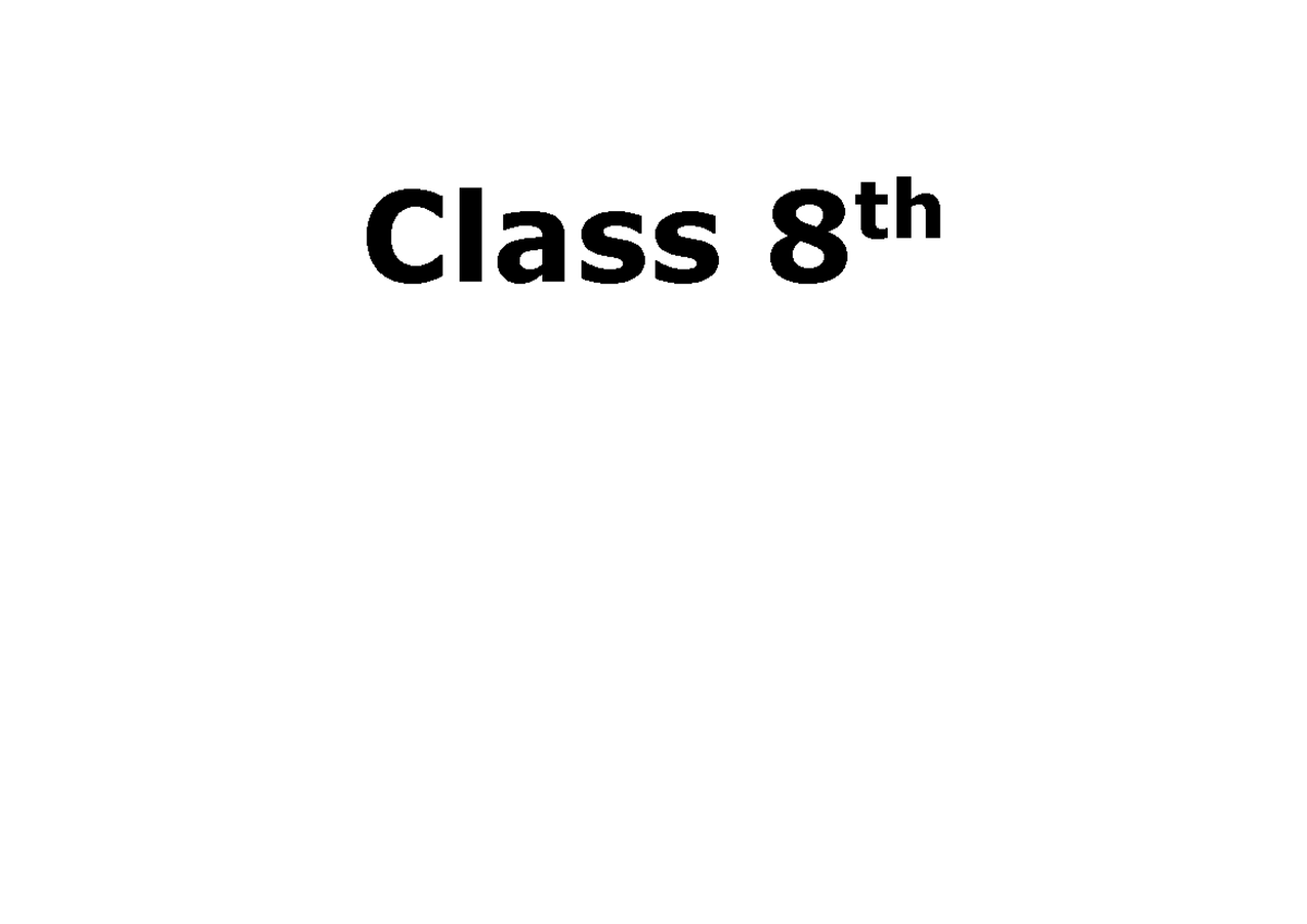 Syllabus Class 8th - Class 8 th Class 8th Sub:- English Timeline ...